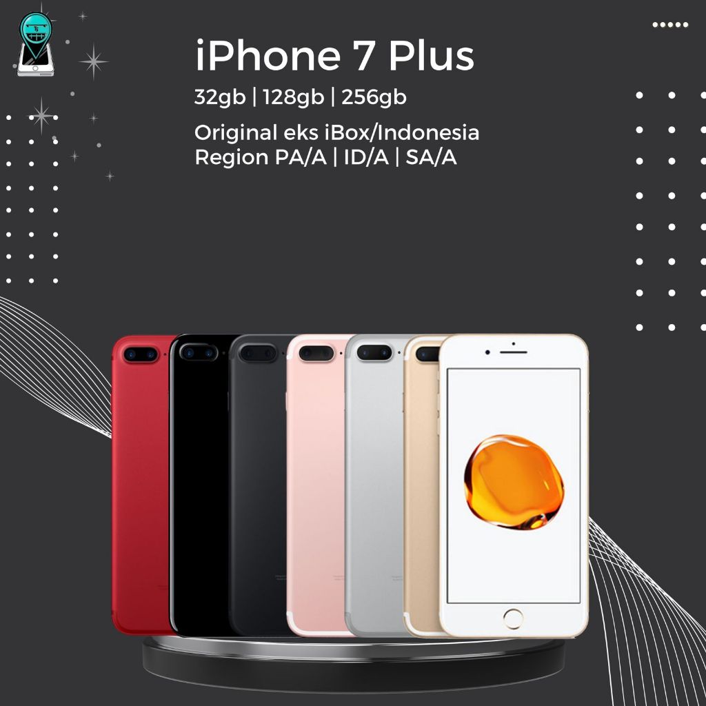 Jual HANDPHONE IP 7 PLUS 32GB 128GB 256GB SECOND ORIGINAL FULLSET EX ...