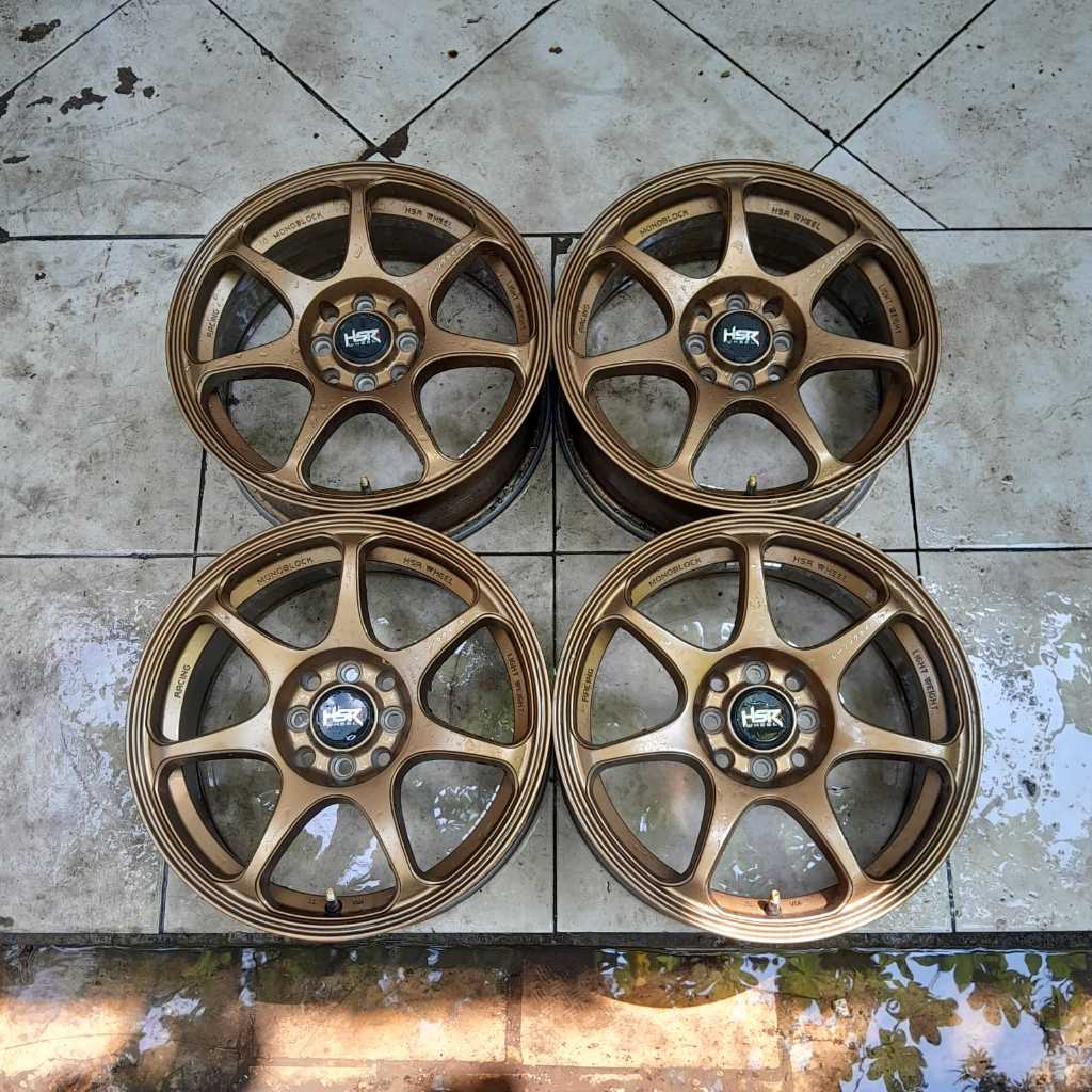 Jual Velg Second Aman HSR Sebunsuta Ring 16 Pcd 4x100/114.3 Avanza Xenia Livina Freed Jaz City ...