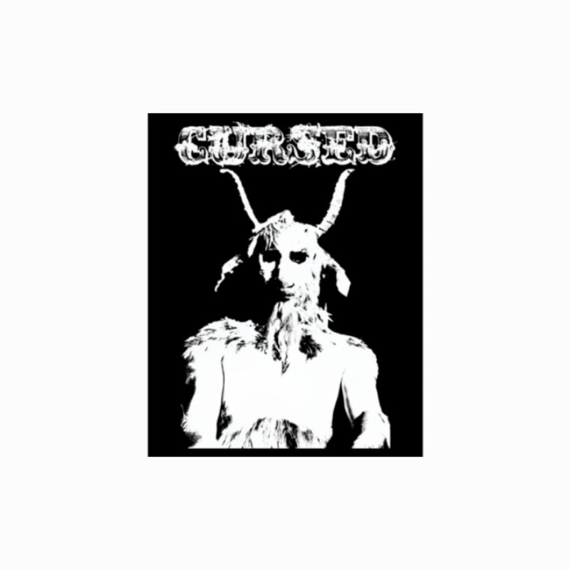 Jual sticker band Cursed sludge metal hardcore crust punk stiker ...