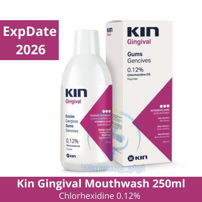 Jual Kin Gingival Mouthwash Obat Kumur 250ml | Shopee Indonesia
