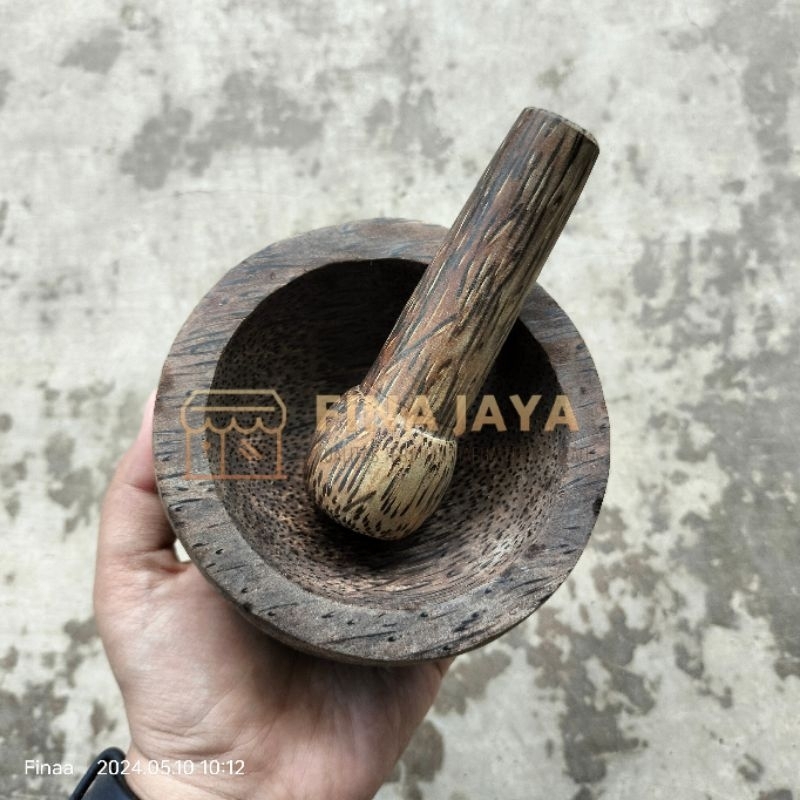 Jual ALAT TUMBUK/TUMBUKAN/LUMPANG MINI KAYU AREN KECIL | Shopee Indonesia