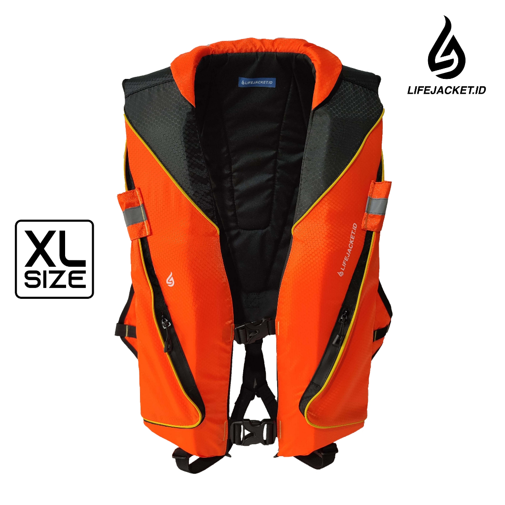 Jual JAKET PELAMPUNG DEWASA XL LIFEJACKET.ID TORNADO DAYA APUNG 120 KG | Shopee Indonesia