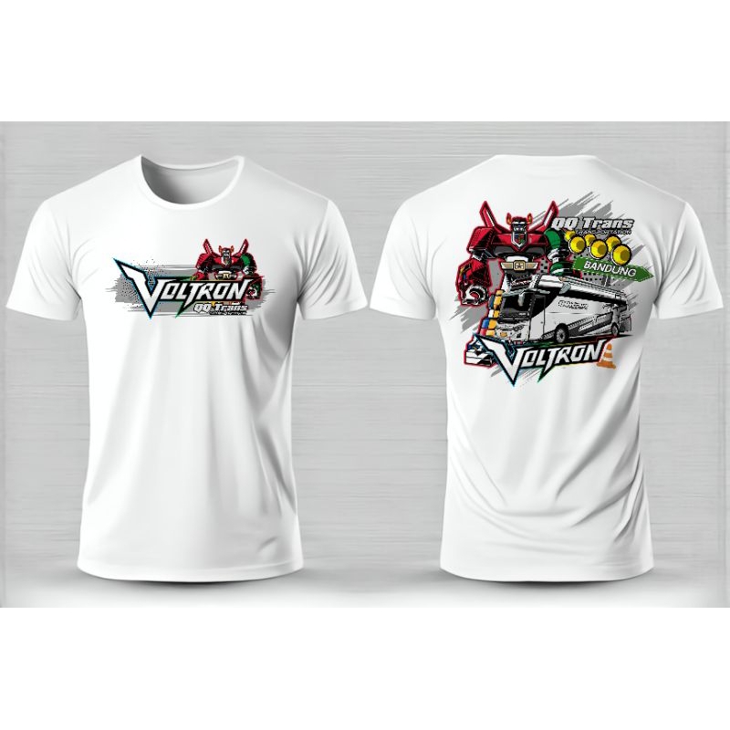 Jual Kaos Bus Anak Mania Original QQ Trans The Voltron (Free sticker ...