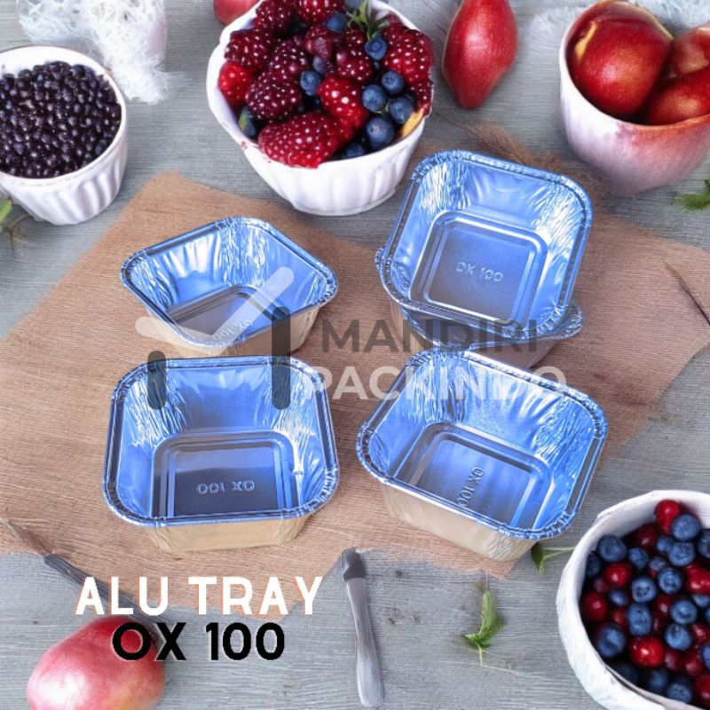Jual LOYANG WADAH ALUMINIUM TRAY OX 100 CUP ALUMINIUM CAP BESTFRESH PER 100 PCS | Shopee Indonesia
