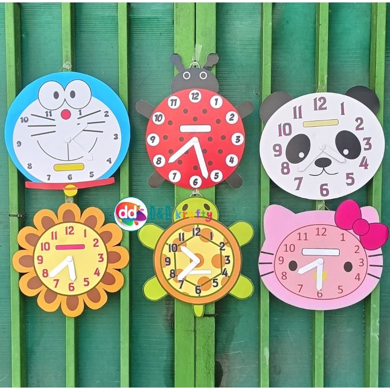 Jual prakarya kerajinan daur ulang dari kardus (jam dinding) | Shopee ...