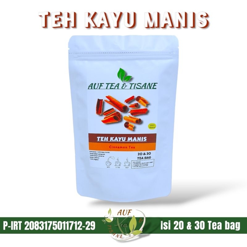 Jual TEH KAYU MANIS/CINNAMON TEA,PURE 100% ORGANIK,ISI 20 DAN 30 TEA ...