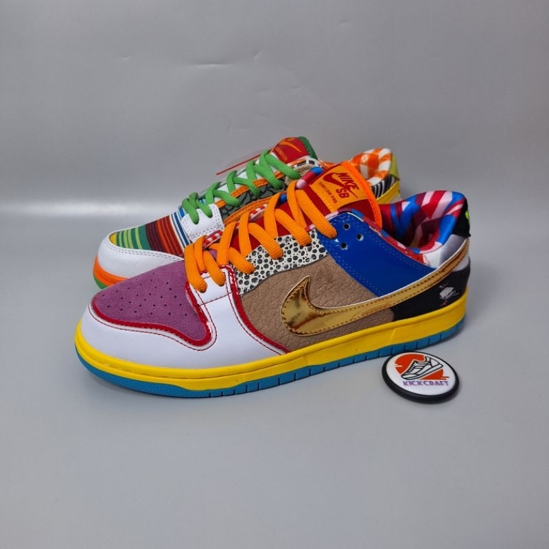 Jual NIKE SB DUNK LOW WHAT THE DUNK PREMIUM ORIGINAL | Shopee Indonesia