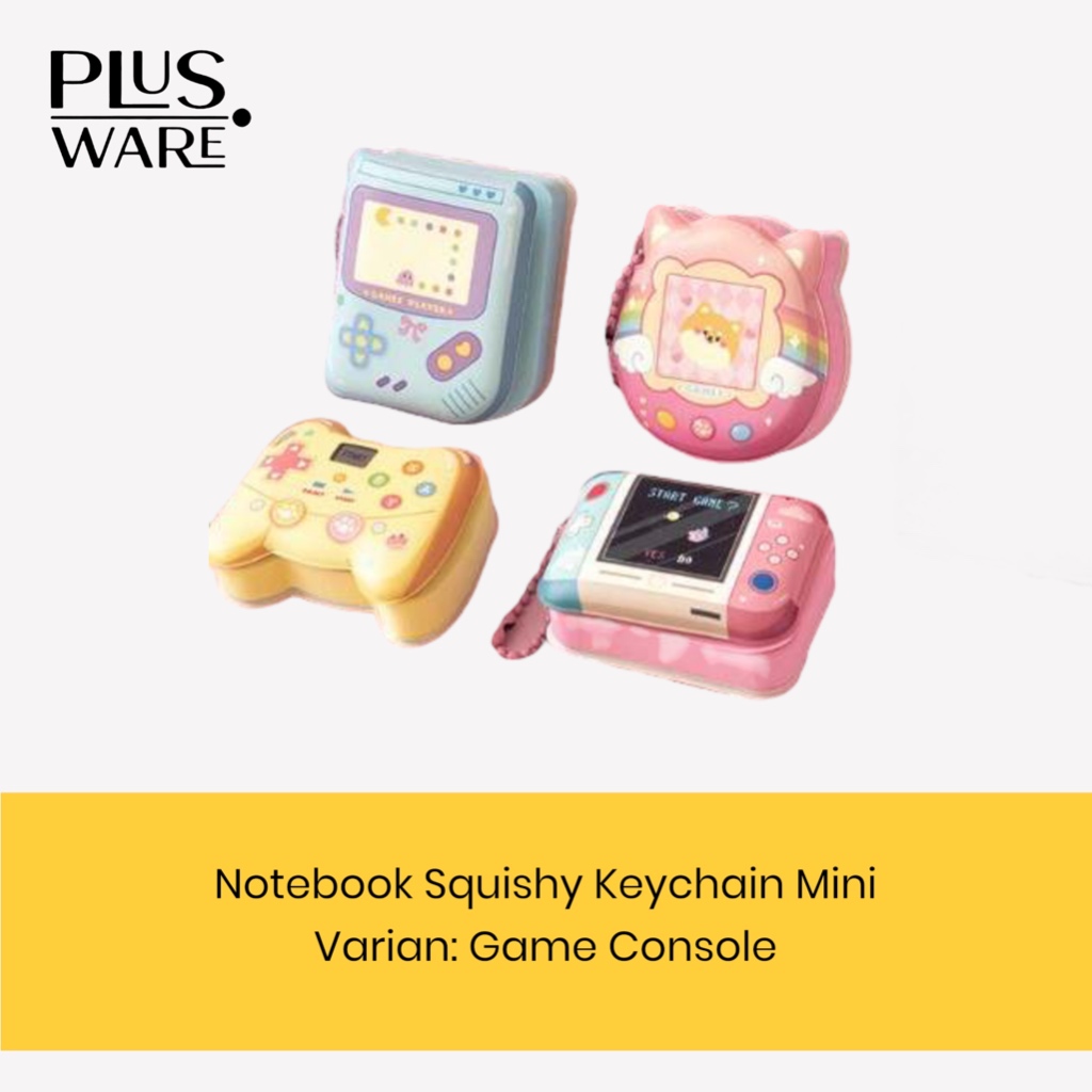 Jual Notebook Squishy Mini Book Keychain Game Console Gantungan Kunci Buku Kecil | Shopee Indonesia
