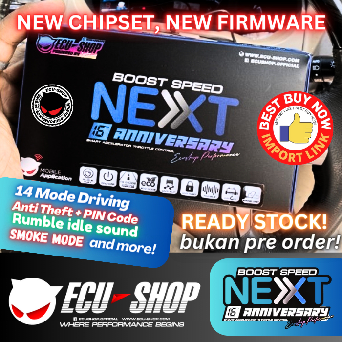 Jual ECU SHOP Boost Speed NEXT V2 16th Anniversary Ecushop Limited ...