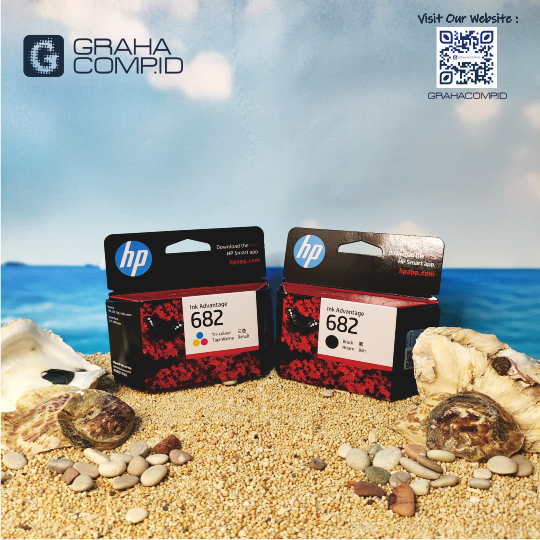 Jual HP Tinta Ink Cartridge 682 Black Original Ink Advantage Cartridge ...