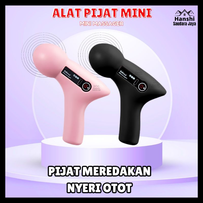 Jual Alat Pijat Elektrik Mini Massager Gun Alat Pijat Getar Elektrik / Alat Terapi Relaksasi ...
