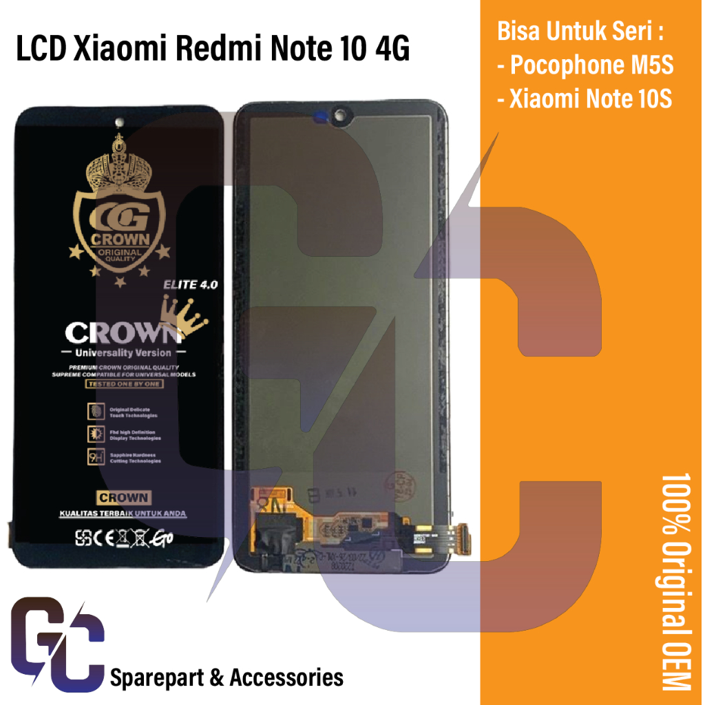Jual LCD TOUCHSCREEN NOTE 10 4G / 10S / POCO PHONE M5S ORIGINAL 1:1 ...