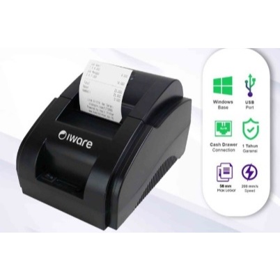 Jual Printer Kasir IWARE C58D 58MM USB Thermal Receipt Manual | Shopee ...