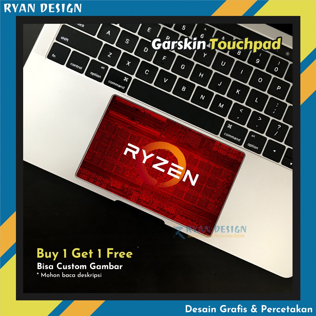 Jual Premium Garskin TouchPad Laptop Amd Ryzen TrackPad Protector ...