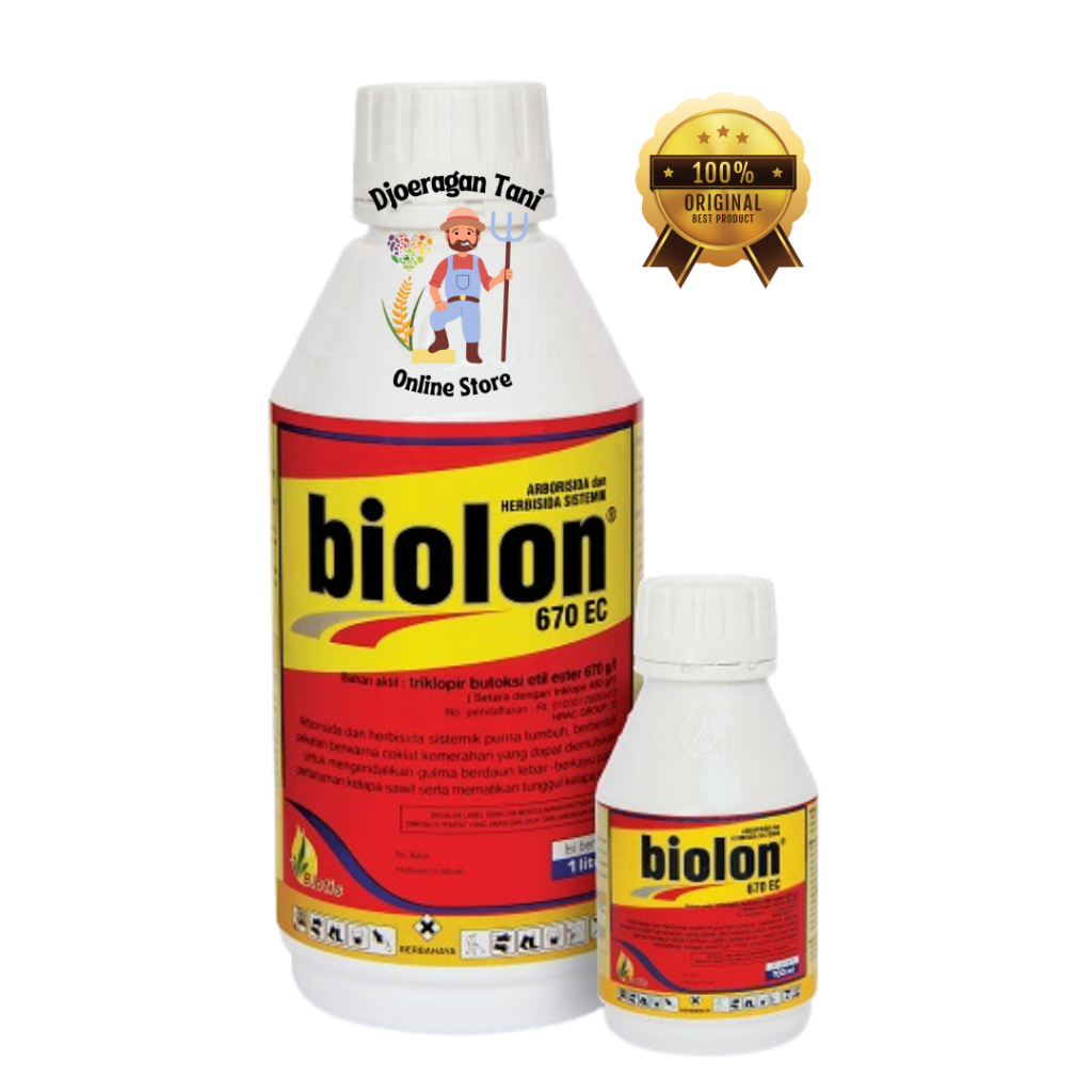 Jual Herbisida Biolon 670 EC (100ml) Racun Tunas atau Kayu (Sejenis Garlon/Starlon) | Shopee ...
