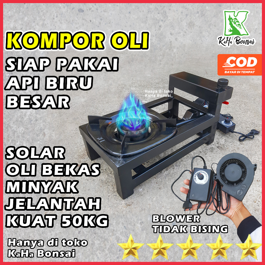 Jual Kompor Oli Bekas Api Biru Siap Pakai Kompor Bahan Oli Bekas Siap ...
