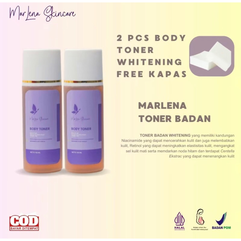 Jual TONER MARLENA WHITENING - TONER BADAN - EKSFOLIASI BADAN ...