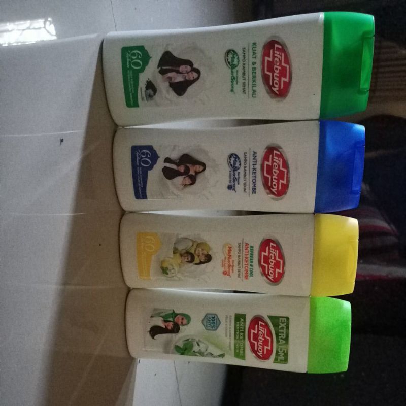 Jual shampo Lifebuoy anti ketombe menthol dingin,kuat berkilau,lemon ...