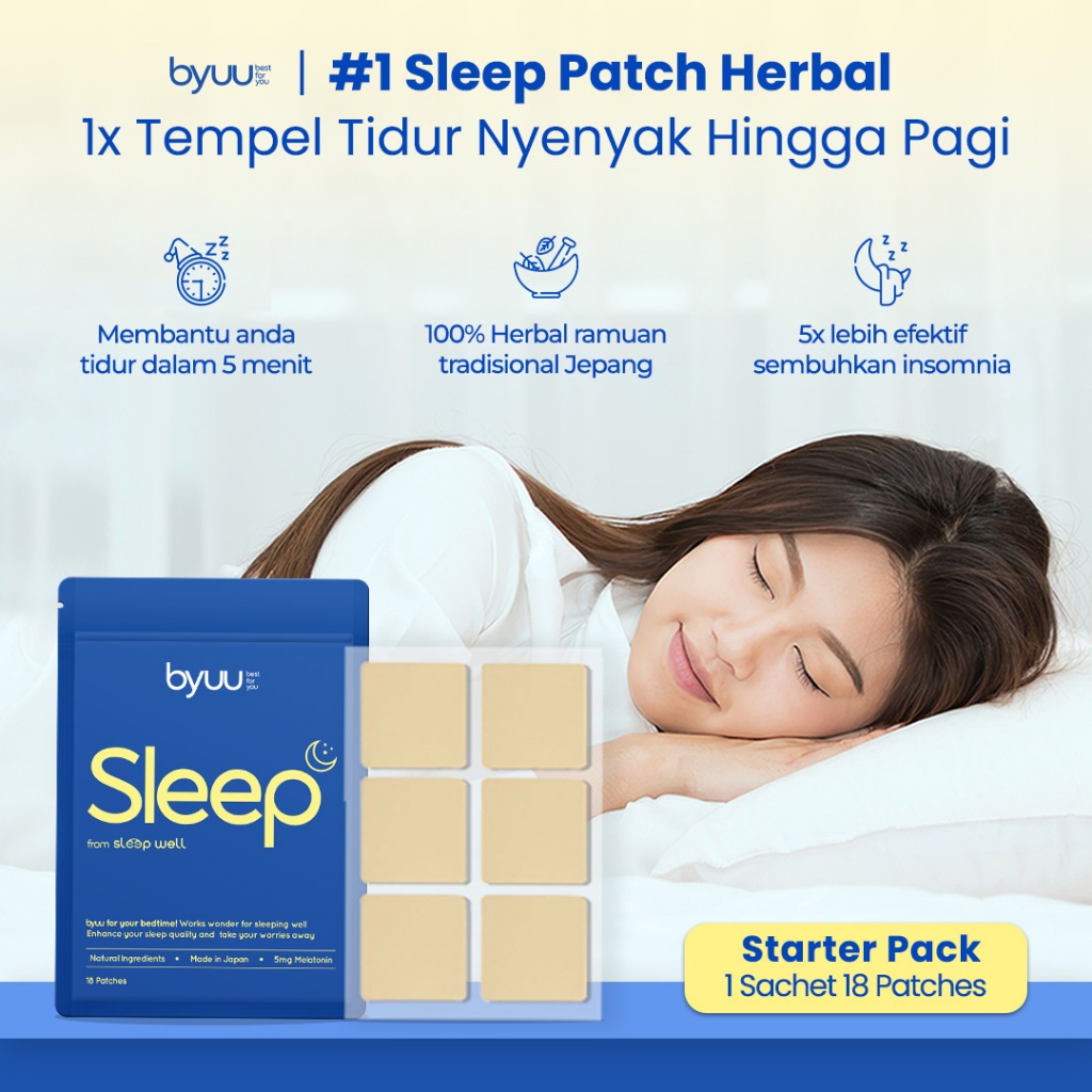Jual Byuu Sleep Sleeping Patch Tidur Auto Lelap Hingga Pagi hari Kkul ...