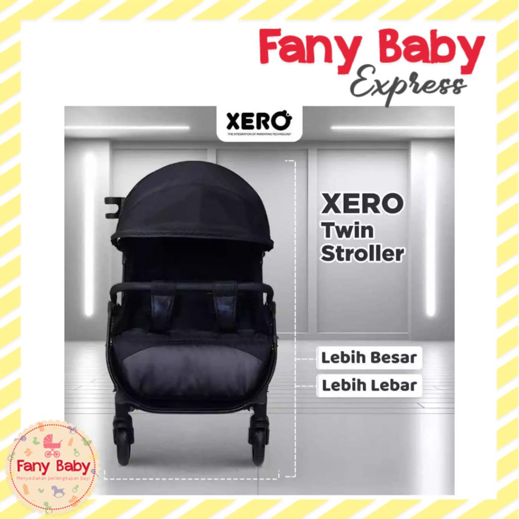 Jual XERO TWIN STROLLER | STROLLER BABY TWIN UP TO 70KG | Shopee Indonesia