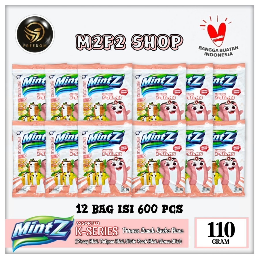 Jual Mintz Assorted K-Series Chewy Mints | Permen Lunak Aneka Rasa ...
