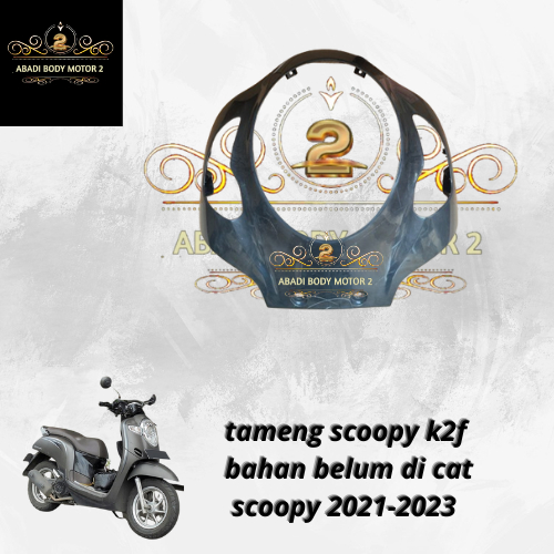 Jual (COD) - Cover front top panel tameng lampu depan scoopy led new ...
