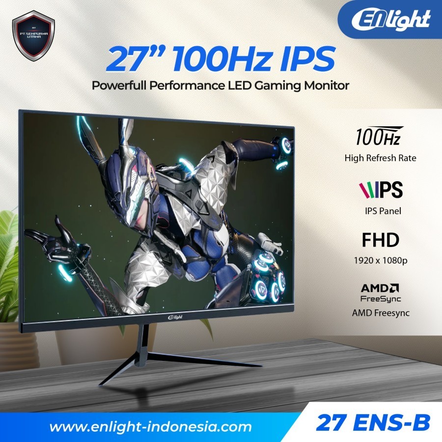 Jual Monitor Enlight LED IPS 27ENS-B - Full HD 27" Inch | Shopee Indonesia