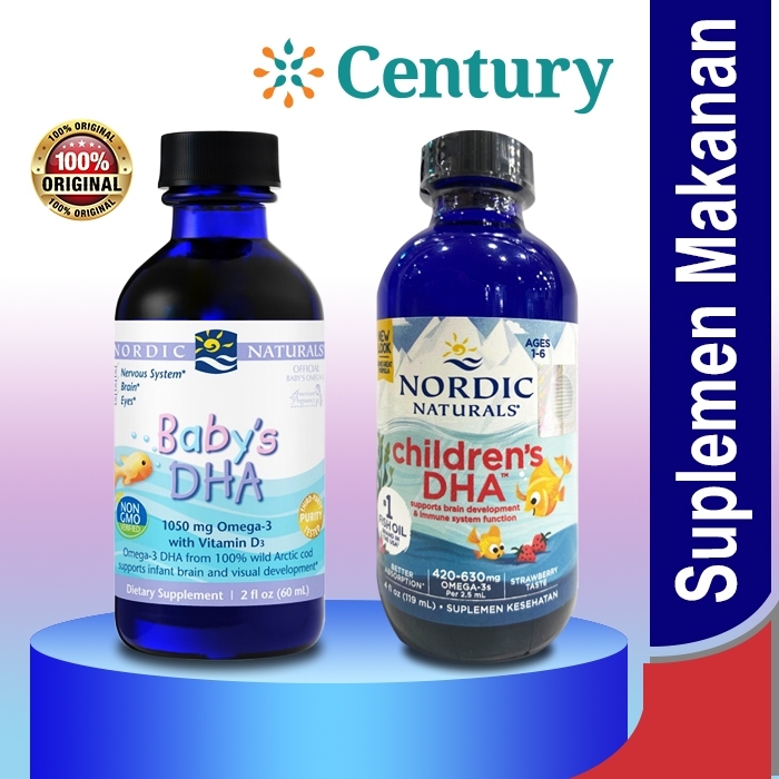 Jual Nordic Baby's DHA 60 Ml dan Children's DHA 119 Ml / EPA / Suplemen ...