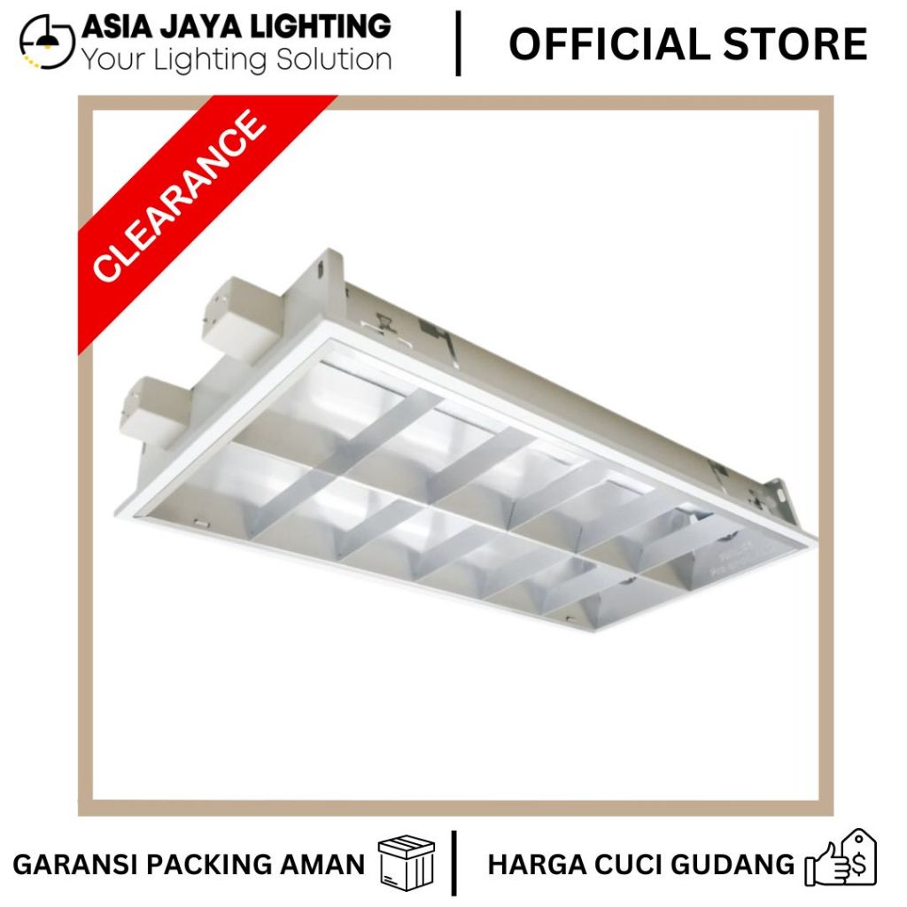 Jual [CUCI GUDANG] LAMPU TL DOUBLE DAN SARANG PHILIPS 18W TBS318 DAN 2 ...