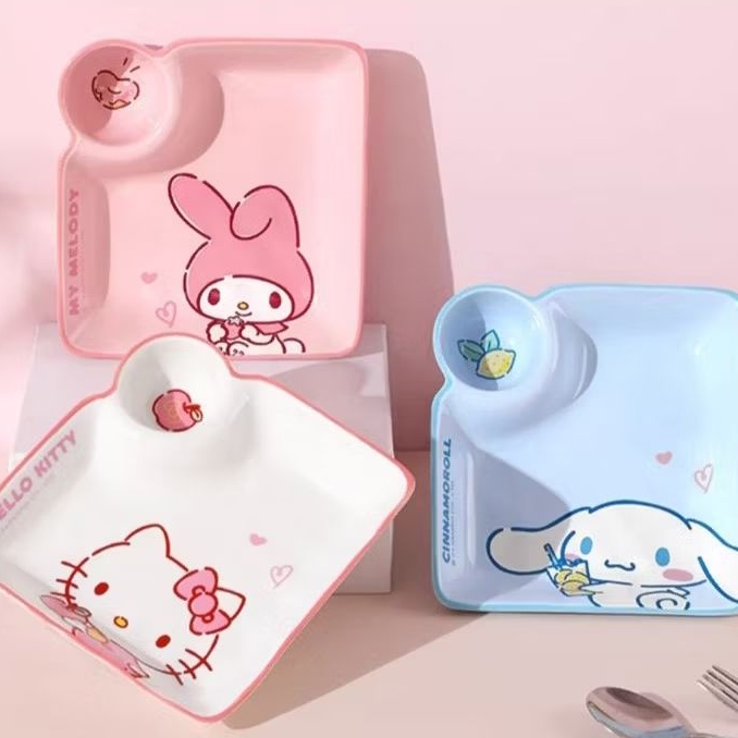 Jual Piring Makan Sanrio ORI / Plate Sanrio Hello Kitty / Piring ...