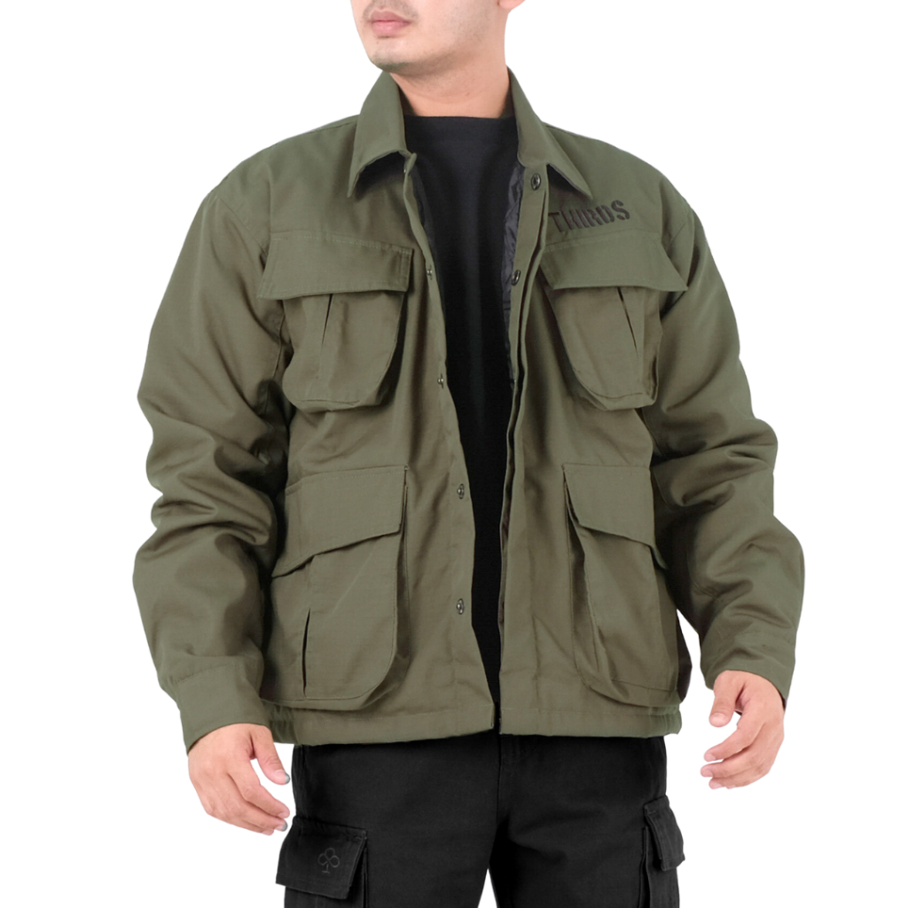 Jual THIRDSTUDIOS / Arthur - Boxy Style Military Jacket Jaket Army ...