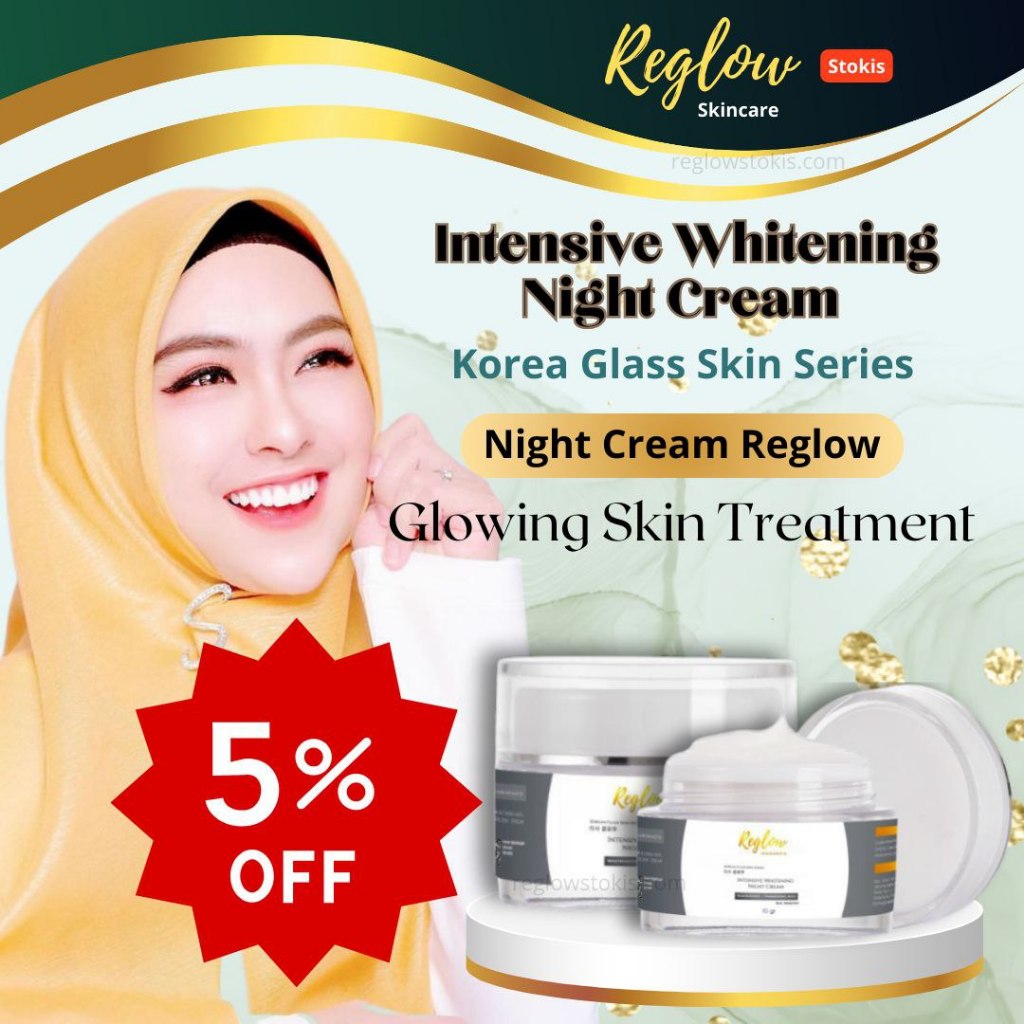 Jual Cream malam brightening whitening anti aging flek hitam jerawat ...