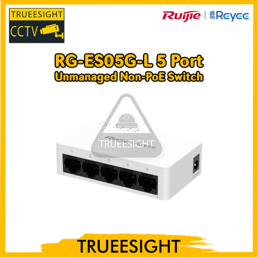 Jual Ruijie Reyee RG-ES05G-L 5 Port Unmanaged Non-PoE Switch | Shopee ...