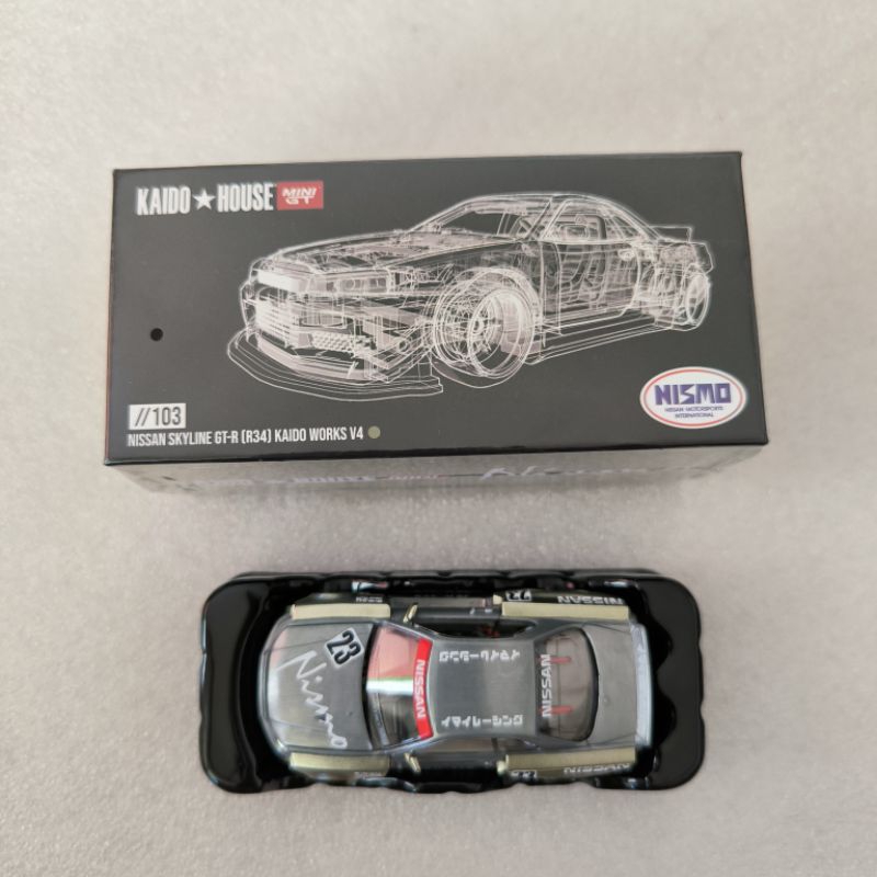 Jual MINI GT CHASE CAR KAIDO HOUSE NISSAN SKYLINE GT-R R34 KAIDO WORKS ...