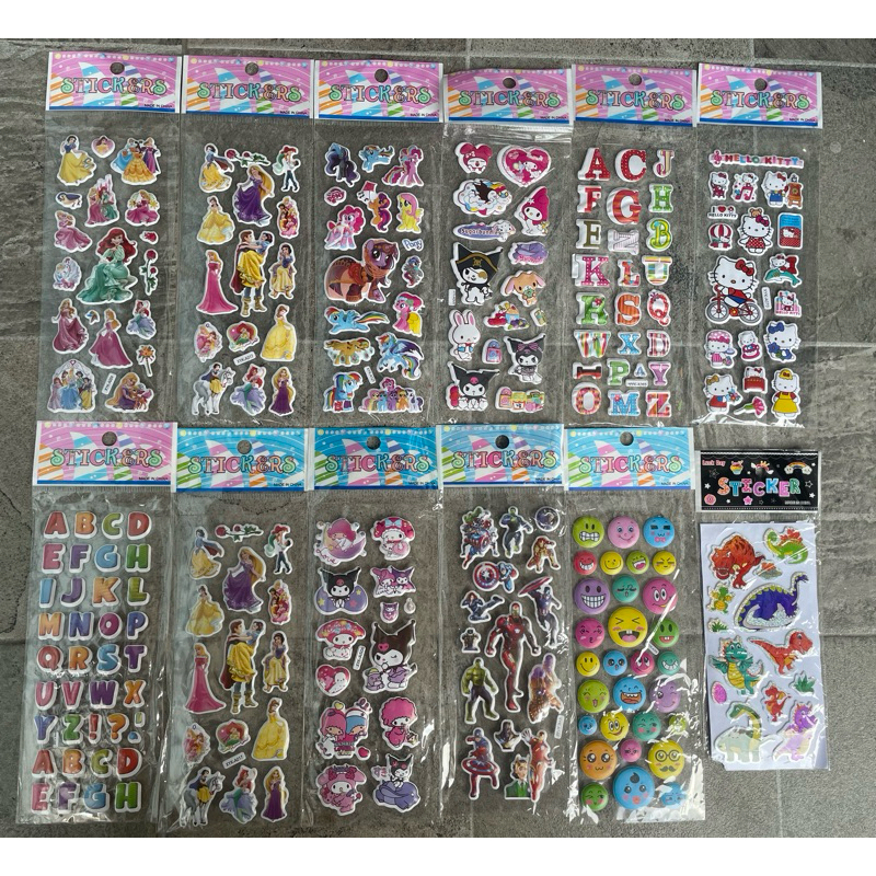 Jual Stiker Anak Timbul / Sticker Anak 3D / Stiker Anak Cowok Cewek ...