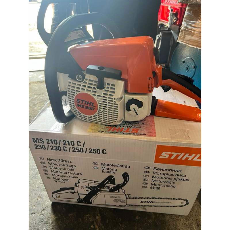 Jual Mesin Potong Kayu Gergaji Chainsaw STIHL ASLI MS 250 | Shopee Indonesia