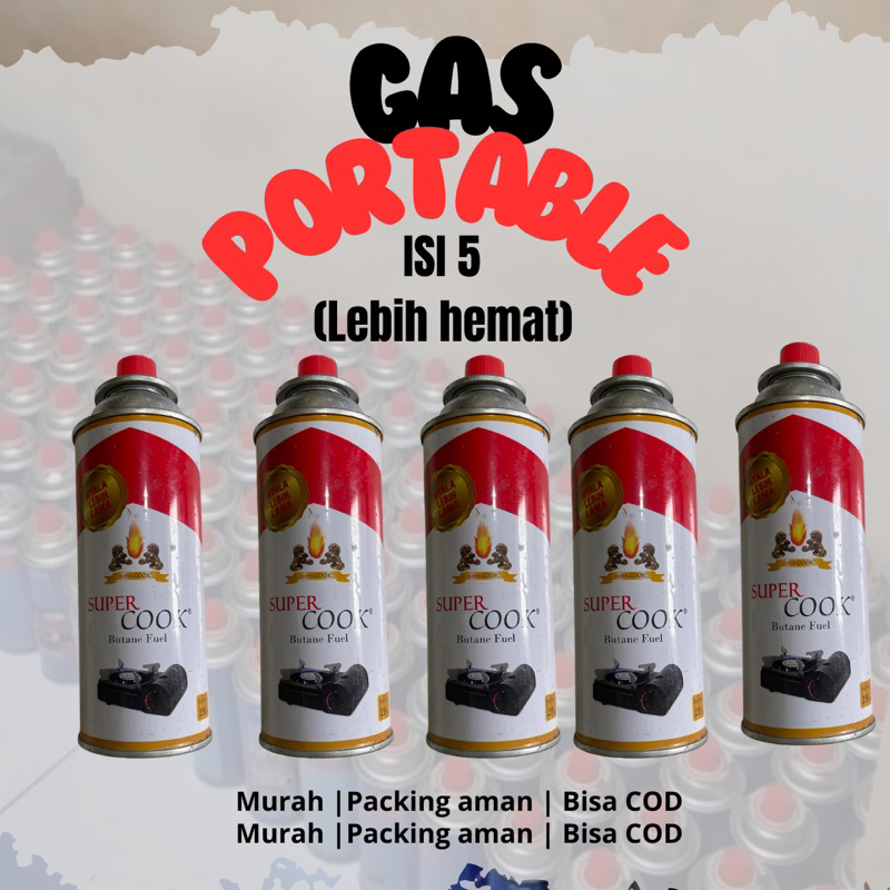 Jual Gas Portable Isi 5 (Paketan) | Shopee Indonesia