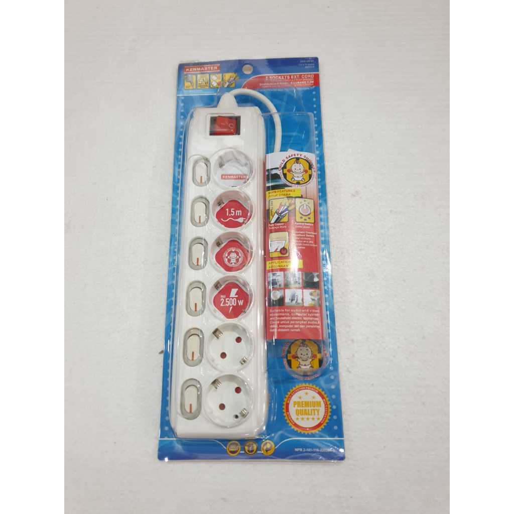 Jual Stop Kontak / Colokan Listrik Lubang On Off KENMASTER | Shopee ...