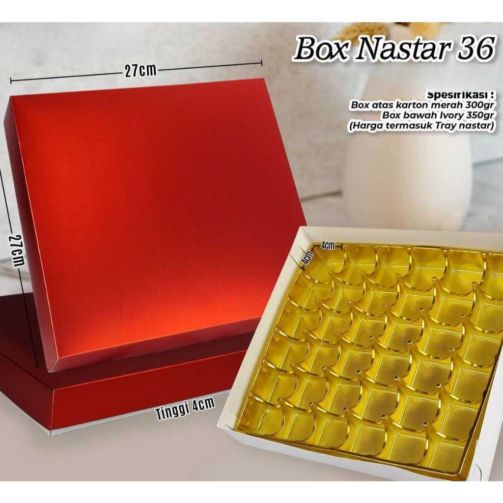 Jual Box Nastar 36 Edisi Natal| Uk 27 x 27 x 4 Cm (Harga Yang Tertera ...