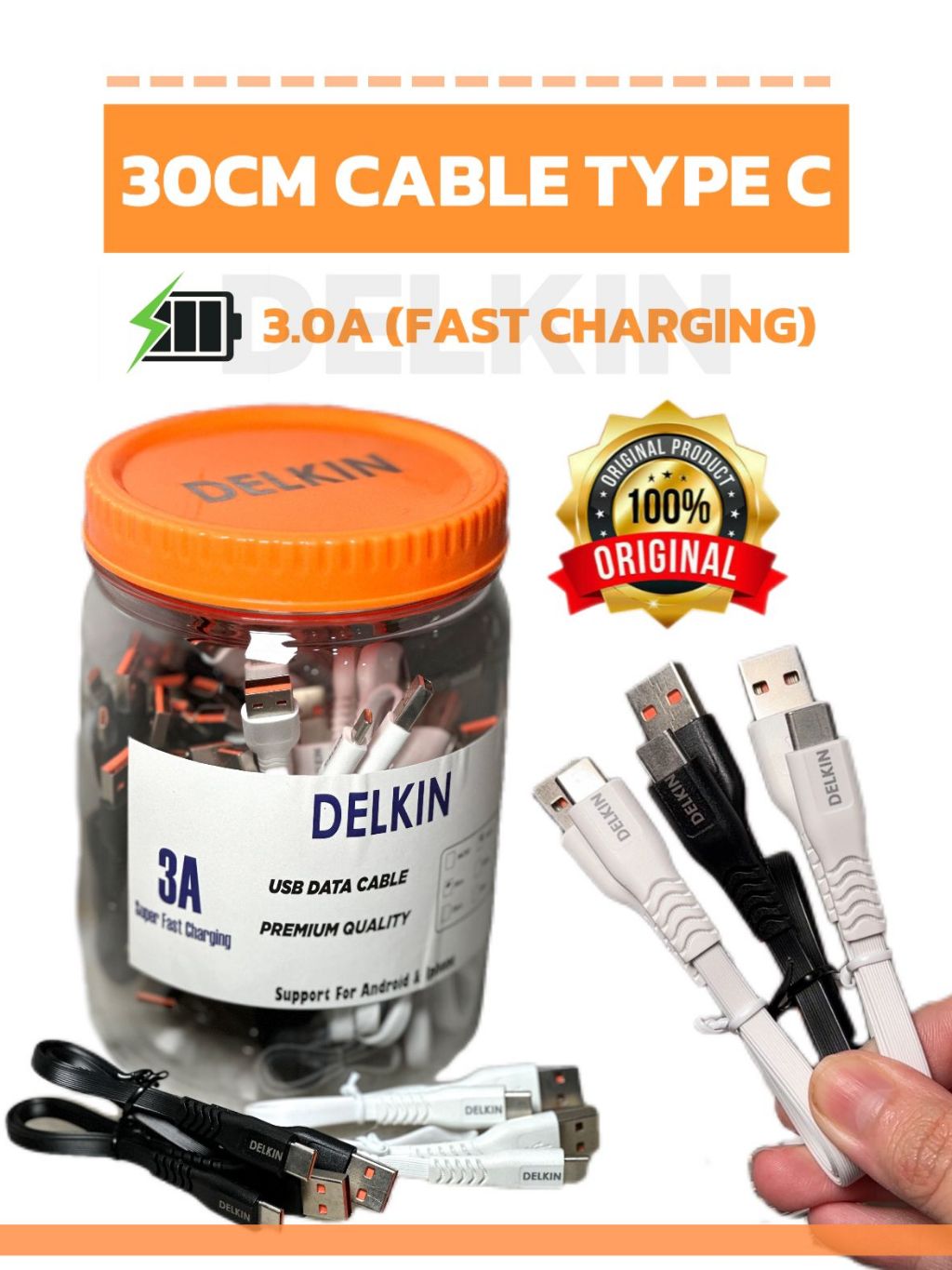 Jual KABEL DATA/CABEL DATA DELKIN ORIGINaL HDD EXTERNAL 3.0 Fast ...