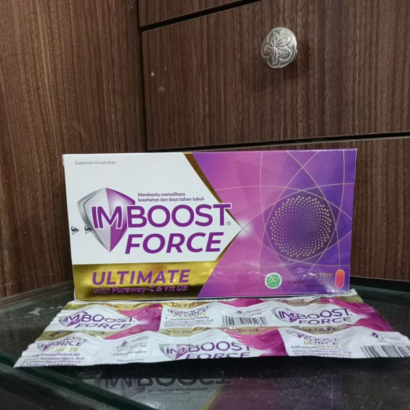 Jual IMBOOST FORCE ULTIMATE (1strip@ 10Kaplet) | Shopee Indonesia