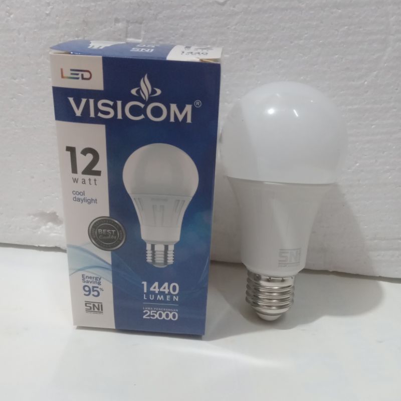 Jual Lampu Led Visicom 12W Cahaya Putih Super Terang Garansi 1 Tahun | Shopee Indonesia