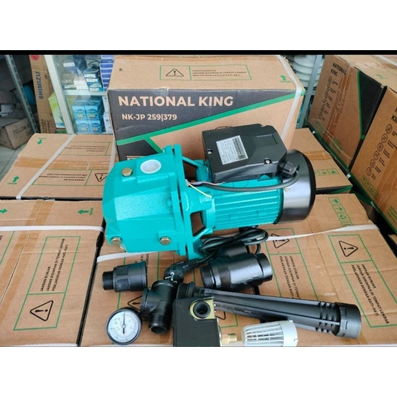 Jual pompa air jet pump national king nk-jp 259 buat kedalaman 30 meter ...