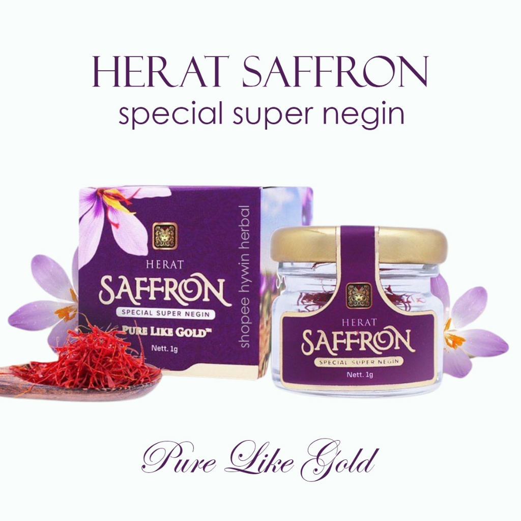 Jual Safron Saffron Original 100% dan Bpom 1gr Premium Quality | Shopee ...
