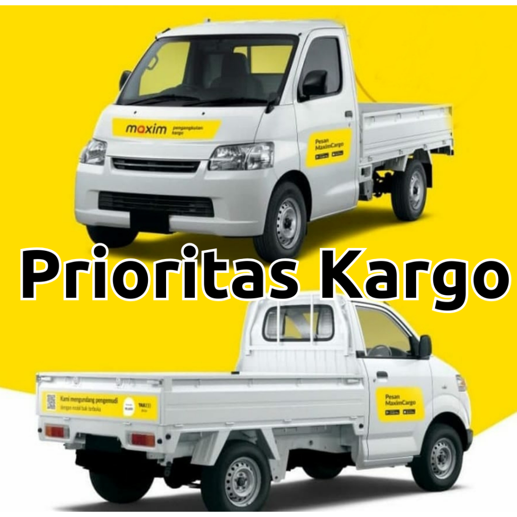 Jual STIKER MAXIM PRIORITAS KARGO 2023 | Shopee Indonesia