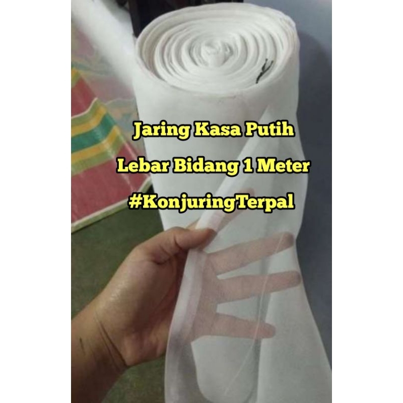 Jual Jaring Kasa Putih Roll-an / Jaring Kasa Nyamuk Putih / BSF ...