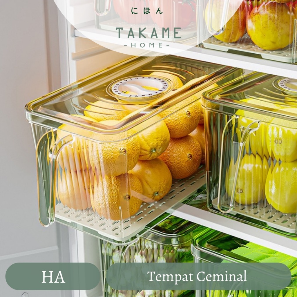 Jual |TAKAME| HA Fridge Storage Sayur Buah Acrylic Storage Box ...