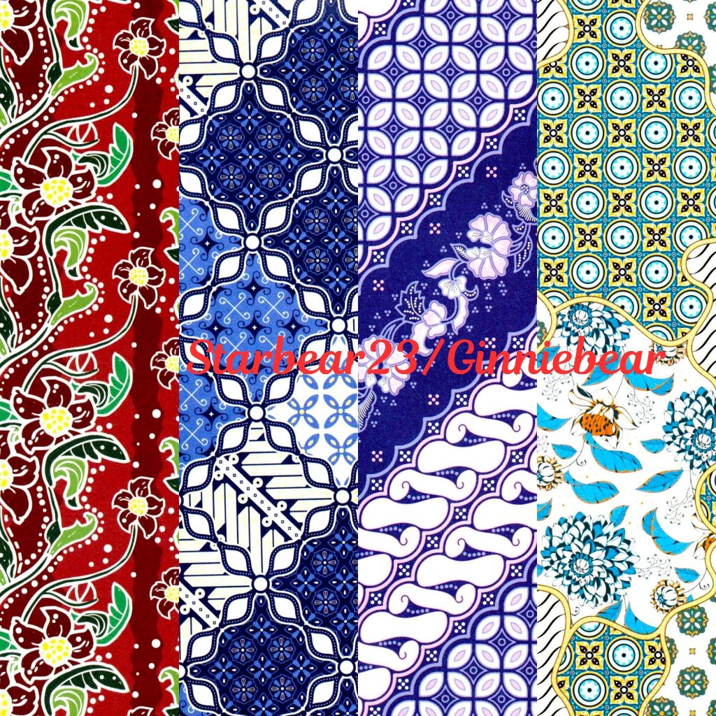 Jual kertas kado batik red flower | Shopee Indonesia