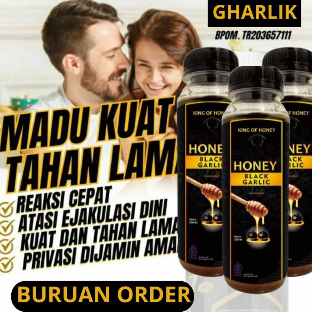 Jual Alamme Black Garlic Honey Madu Bawang Hitam Tunggal Lanang Premium ...