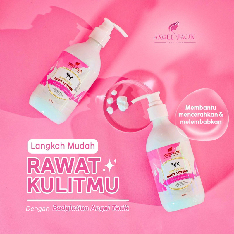 Jual Body Lotion Angel Tacik 300gr - Kemasan Baru (2 Btl) | Shopee ...